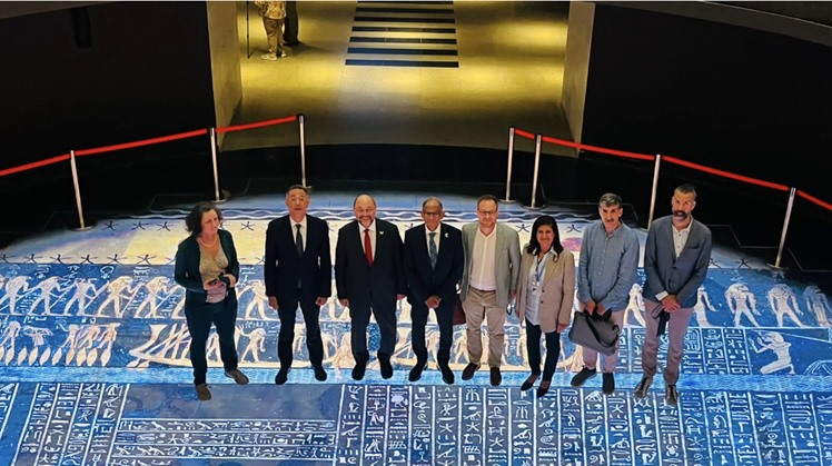 The National Museum of Egyptian Civilization receives a delegation from ...
