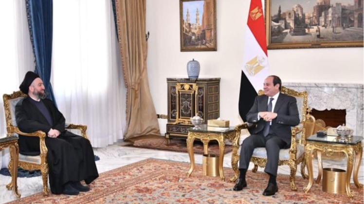 Egyptian president holds talks with leader of Iraqi National Wisdom ...